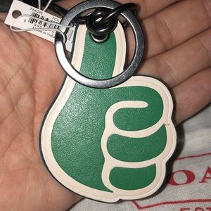 Coach | Accessories | Coach Thumbs Up Keychainbag Charm Nwt | Poshmark